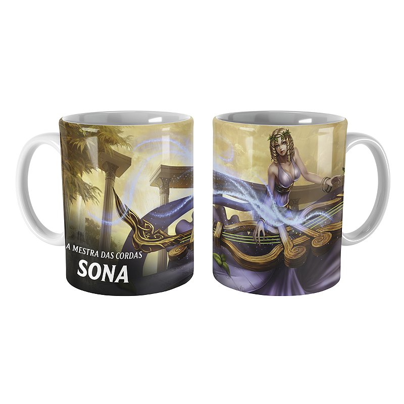 Caneca Sona Musa League of Legends Lol | Decora Geek - Decora Geek