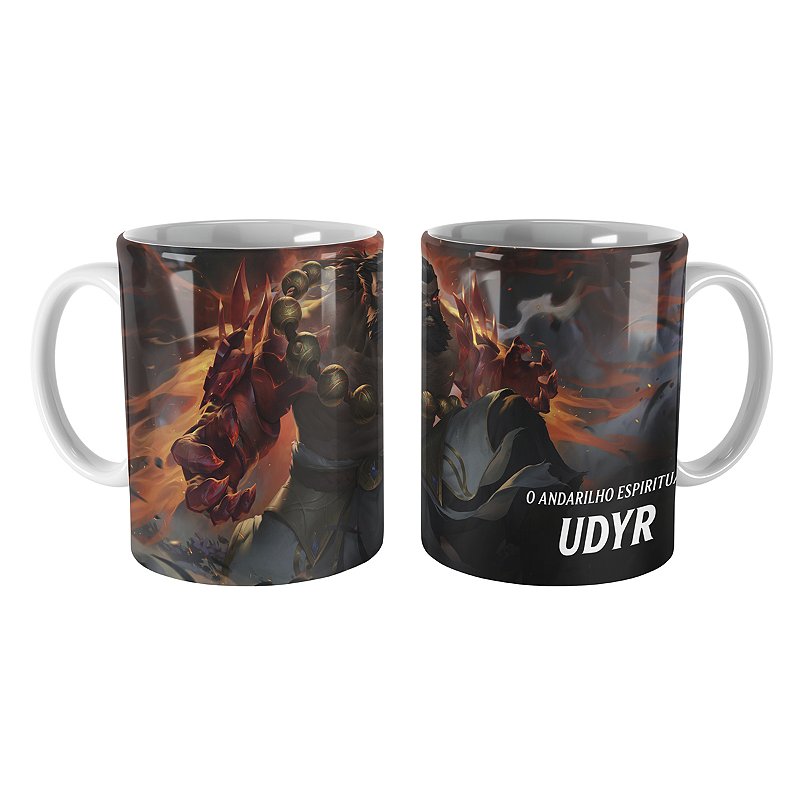 Caneca Udyr Guardião Espiritual League of Legends Lol | Decora Geek ...