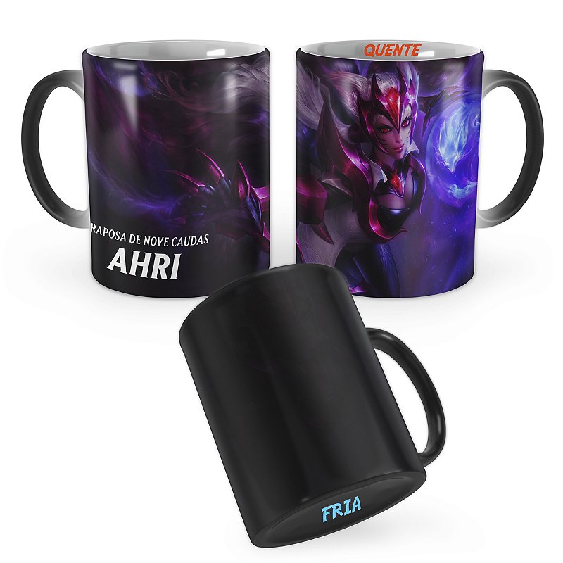 Caneca Mágica Ahri Desafiante League of Legends Lol | Decora Geek ...