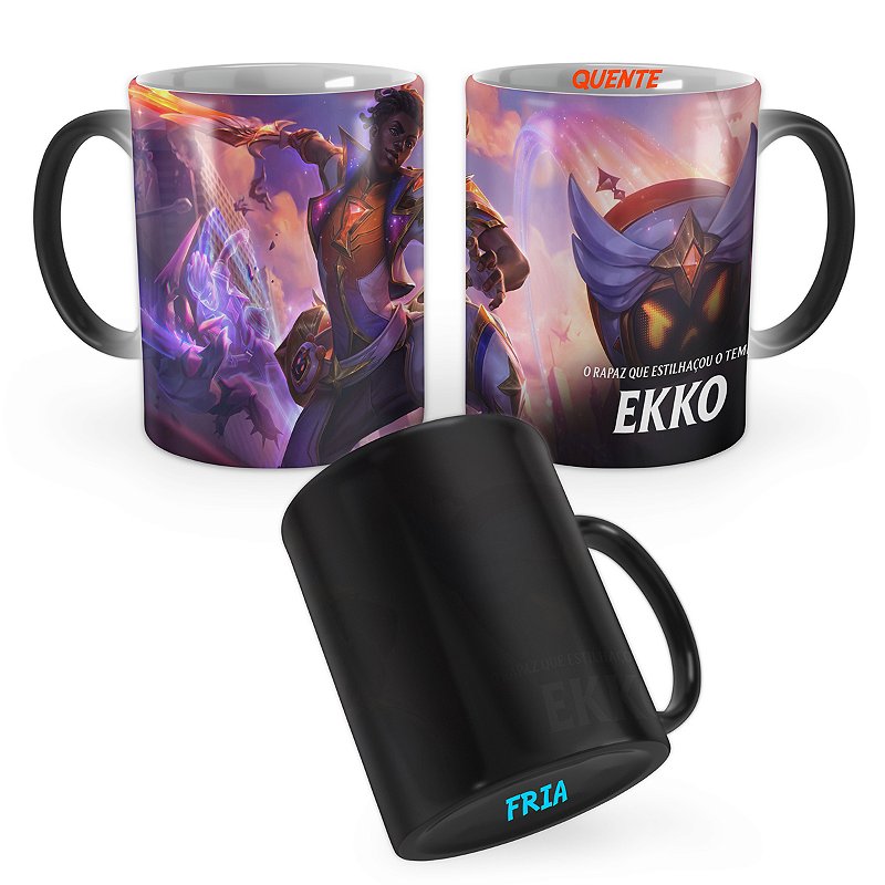 Caneca Mágica Ekko Guardião Estelar League of Legends Lol | Decora Gee ...