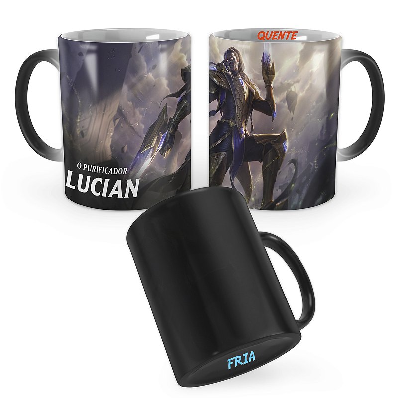 Caneca Mágica Lucian Vitorioso League of Legends Lol | Decora Geek ...