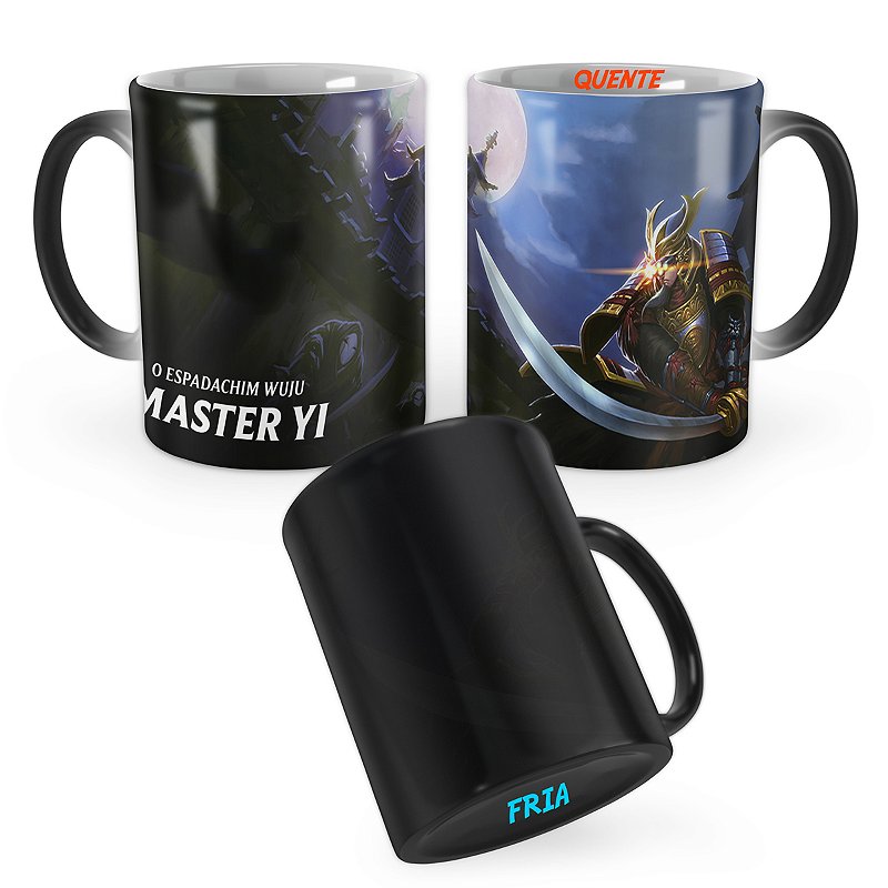 Caneca Mágica Samurai Yi League of Legends Lol | Decora Geek - Decora Geek
