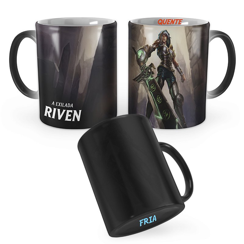 Caneca Mágica Riven Redimida League of Legends Lol | Decora Geek ...