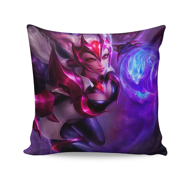 Almofada Ahri Desafiante League Of Legends LOL | Decora Geek - Decora Geek