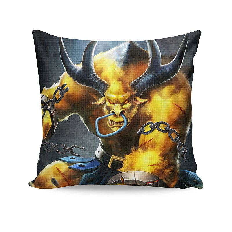 Almofada Alistar Dourado League Of Legends LOL | Decora Geek - Decora Geek