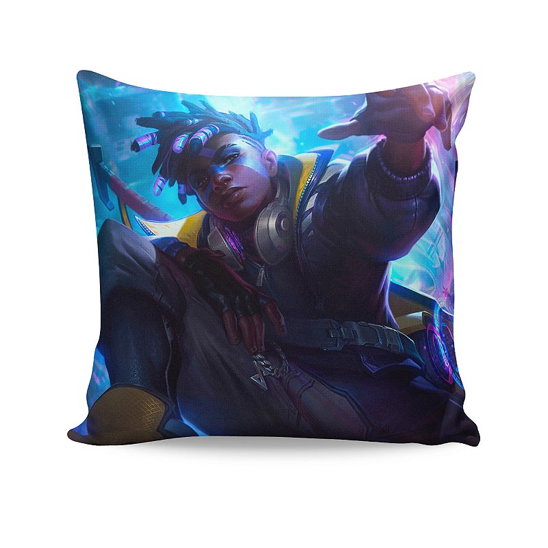 Almofada Ekko True Damage League Of Legends LOL | Decora Geek - Decora Geek