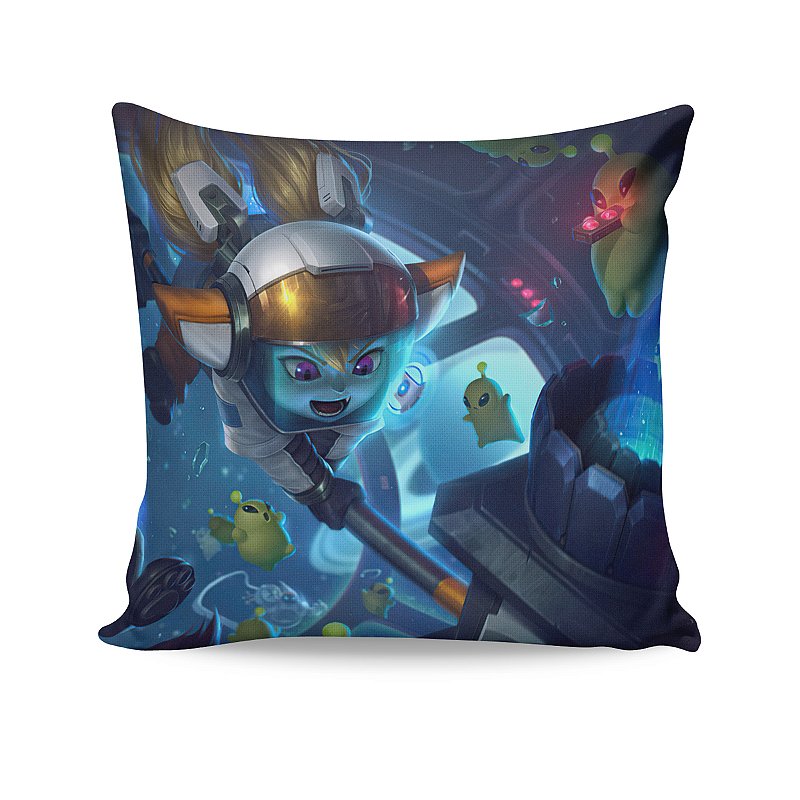 Almofada Poppy Astronauta League Of Legends LOL | Decora Geek - Decora Geek