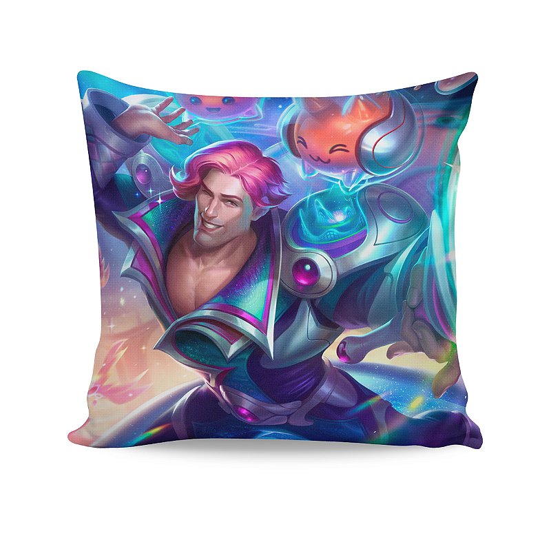 Almofada Taric Embalos no Espaço League Of Legends LOL | Decora Geek ...