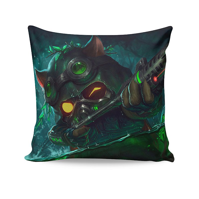 Almofada Teemo Esquadrão Ômega League Of Legends LOL | Decora Geek ...