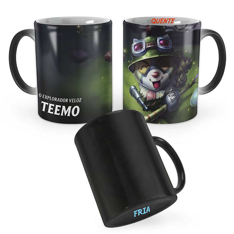 Caneca Mágica Teemo Batedor League of Legends Lol | Decora Geek ...