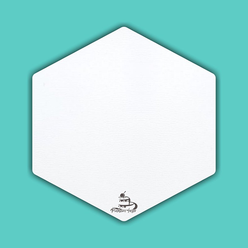 Cake Board Hexágonal - Pinheiro Laser
