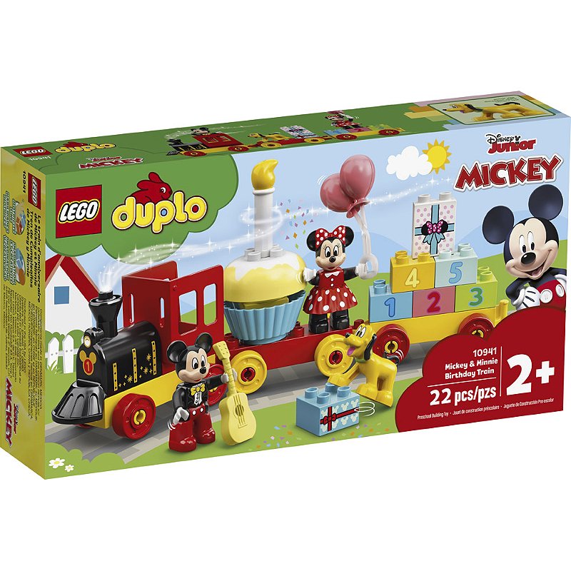 Lego Duplo O Trem De Aniversário Do Mickey E Da Minnie 10941 - Datez