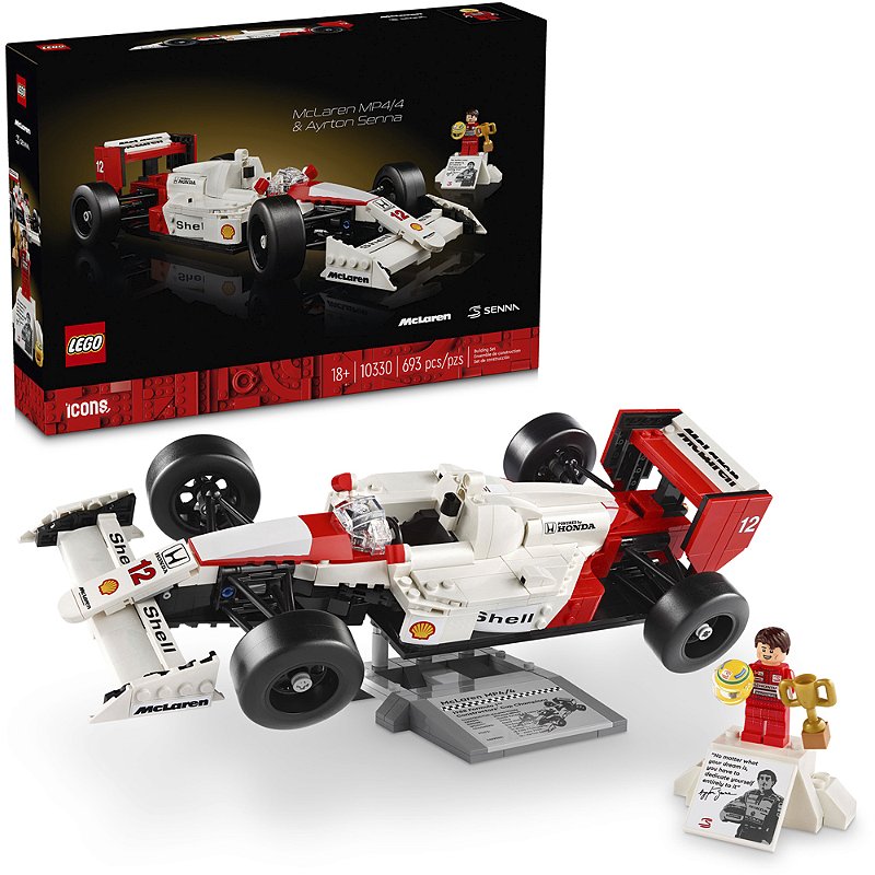 Lego Icons McLaren Ayrton Senna 10330 com 693pcs - Datez