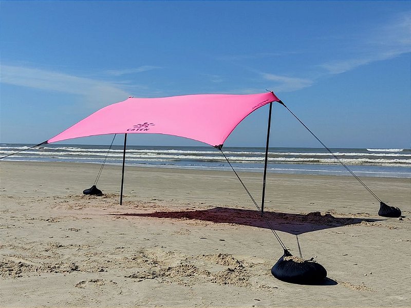 TENDA PARA PRAIA - CATEN GRANDE 2 - GAZEBO BARRACA CAMPING + BOLSA DE ...