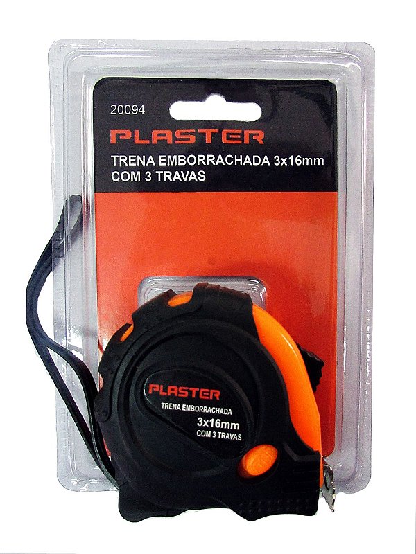 Trena Emborrachada 3m - Plaster - Plaster Ferramentas