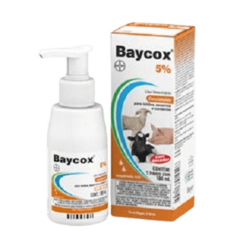 Baycox 5% 100ml - Bayer - Territorio do Pet