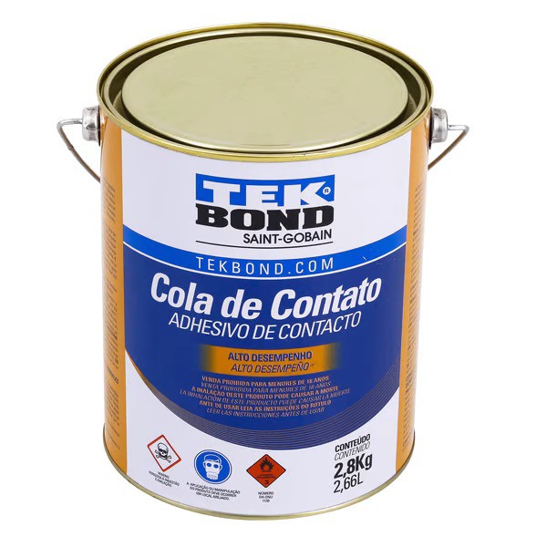 Cola De Contato Tekbond 2,8kg - Universo do Profissional-Tecidos,Couros ...