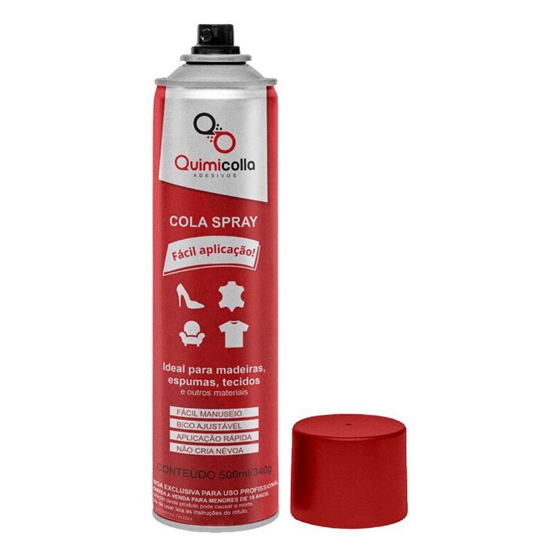 Cola Spray Quimicolla 340G - Universo do Profissional-Tecidos,Couros ...