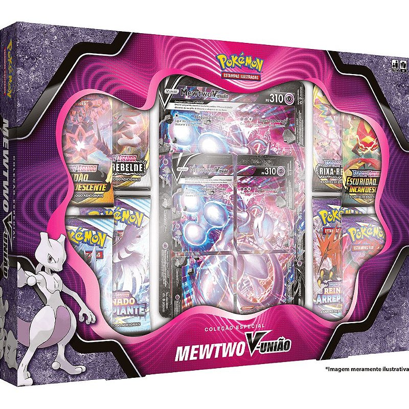 Box Pokémon Mewtwo V-União - Gruta BSB - Board Games, Card Games ...