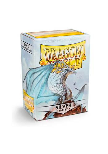 DRAGON SHIELD MATTE - Silver - Gruta BSB - Board Games, Card Games ...