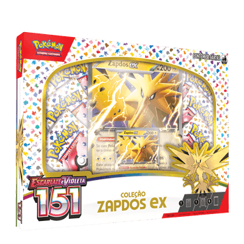 Box Pokémon Coleção 151 Zapdos EX - Gruta BSB - Board Games, Card Games ...