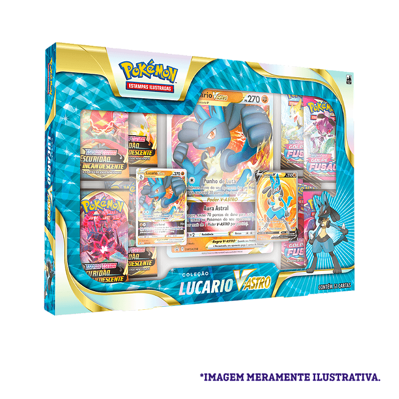 Box Pokémon TCG Lucario V-ASTRO - Gruta BSB - Board Games, Card Games ...