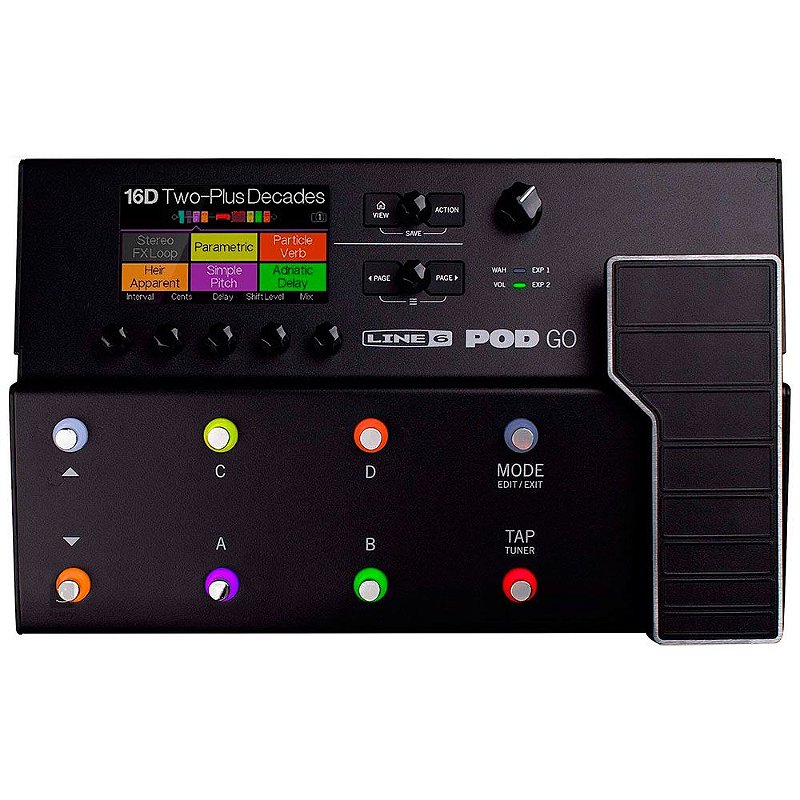 Pedaleira LINE 6 POD GO Multi-efeitos | Pandora Music Shop - Bersoti ...