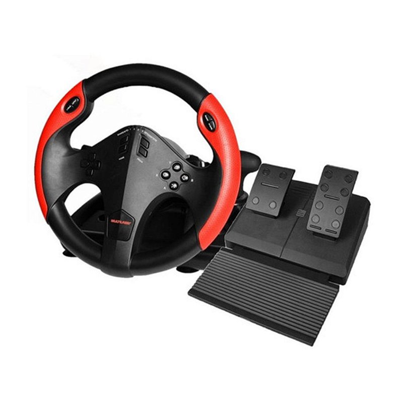 Volante Gamer Ps4 Ps3 Xbox One Pc Multilaser Js087 Mar Pedal ...