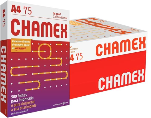 Papel A4 Chamex Multi IP 75g CAIXA - EZEMPLOS