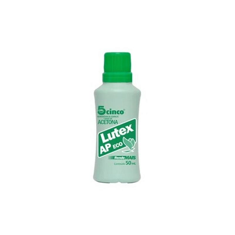 Acetona Removedor Lutex Ap Eco (50ml) - 5Cinco - Casa da Manicure