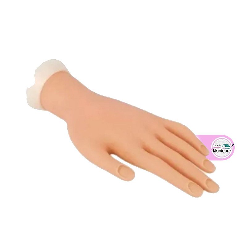 Mão de Treino Para Manicure Alongamento Unha Nail Design - Casa da Manicure