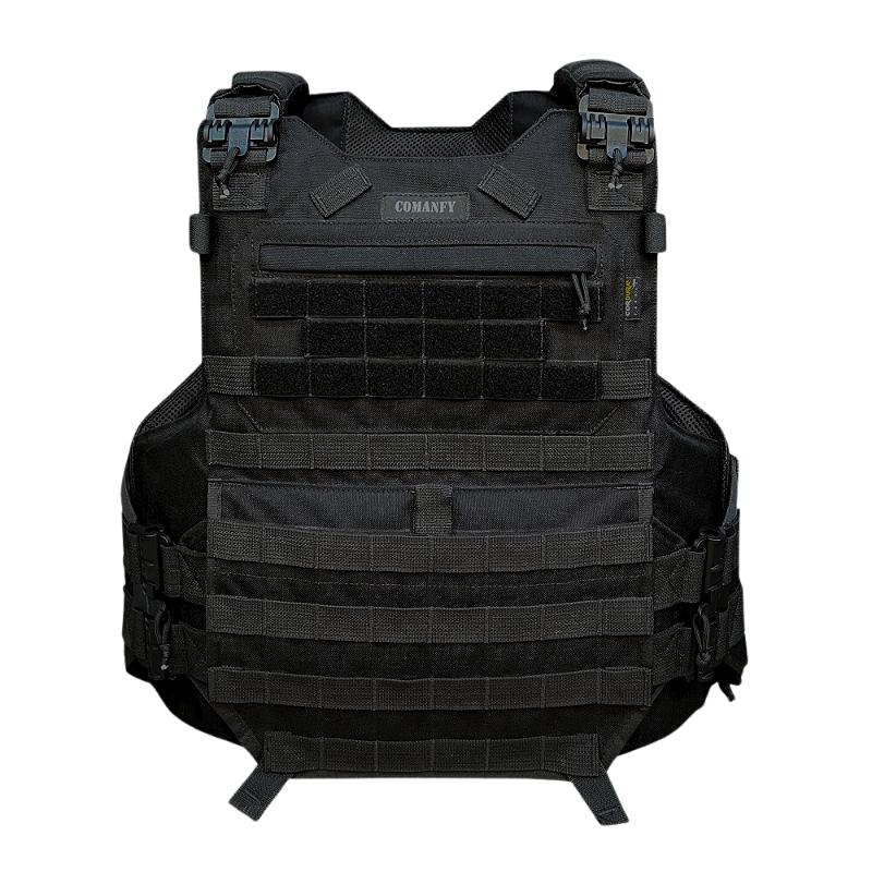 Capa de Colete Tática Comanfy Modular Preta com Travas em Polímero ...