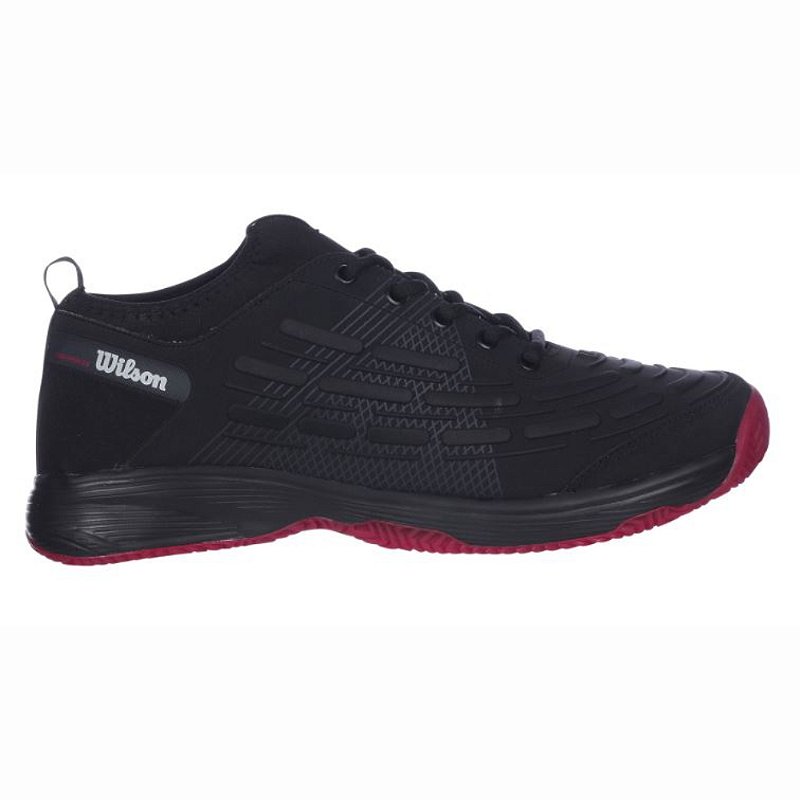 Tênis Esportivo Wilson Pro Open 2.0 Clay Court Preto Verm. - NOTREINO ...