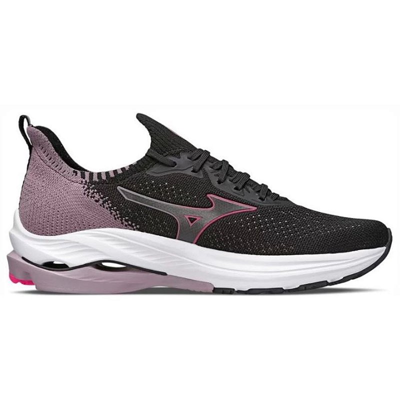 Tênis Esportivo Mizuno Mod Wave Zest Unissex Preto Vanguarda - NOTREINO ...