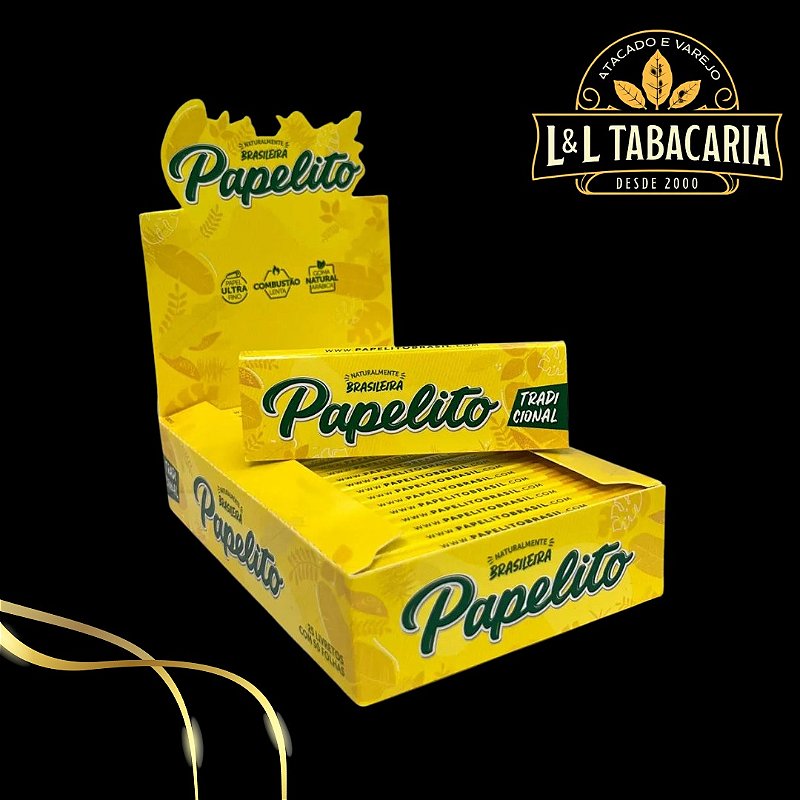 SEDA PAPELITO MINI SIZE TRADICIONAL CAIXA C/25 - Distribuidora LL