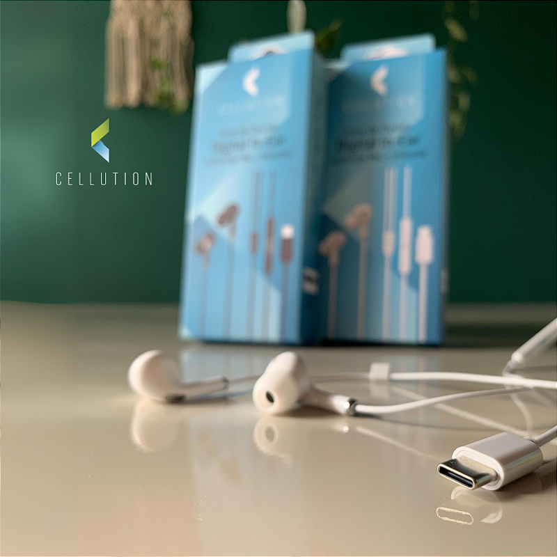 Fone Digital Tipo C Intra-auricular - Cellution Eletronics