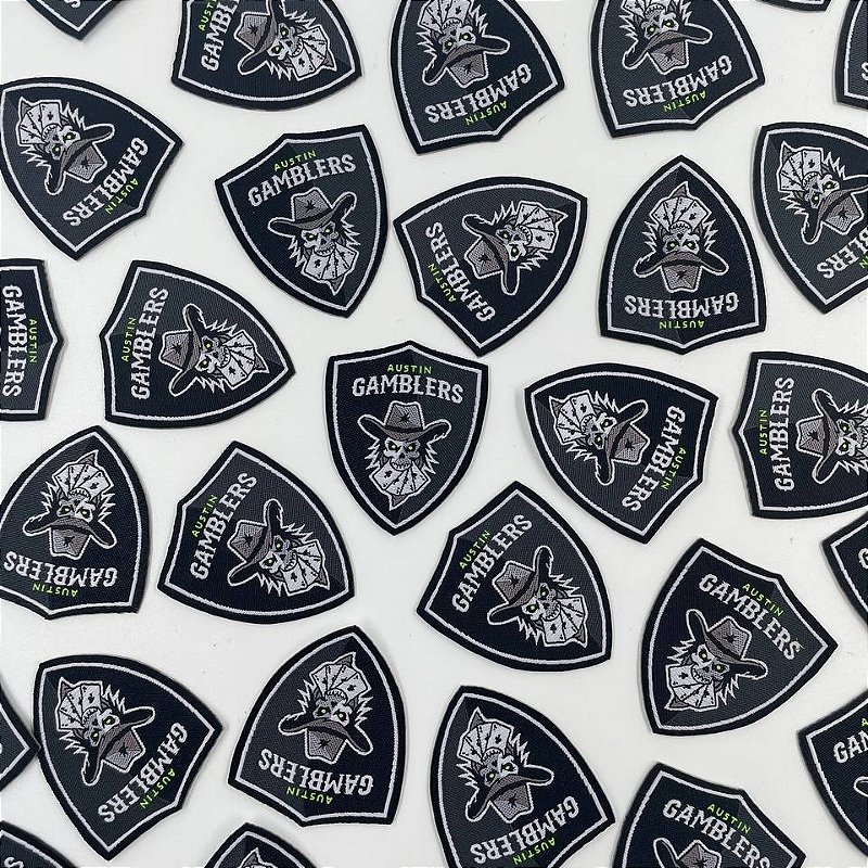 Adesivo Para Chapéu (Patch) Austin Gamblers - Texas Indian