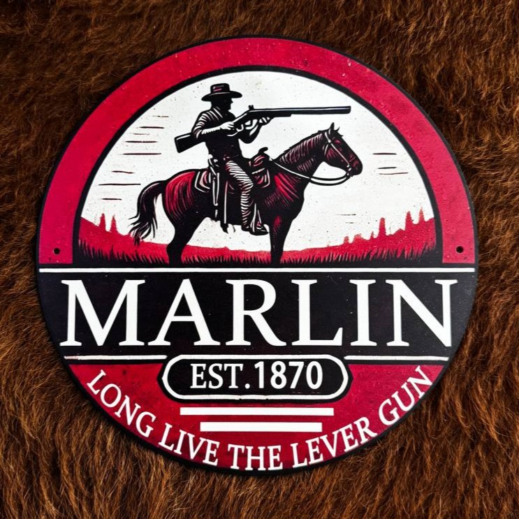 Placa Decorativa 069 Marlin - Texas Indian