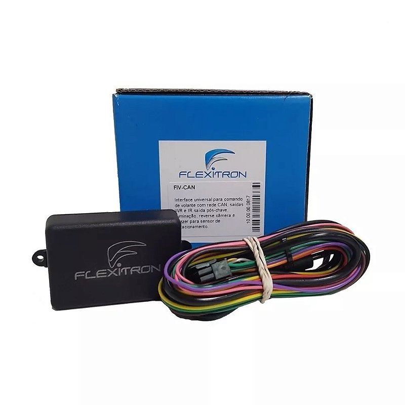 Interface de Volante Universal Flexitron Fiv Can para Controle de Som - Ecarshop
