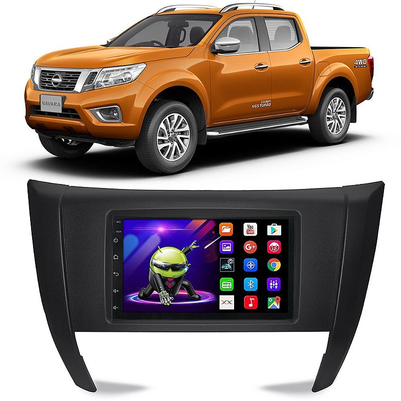 Kit Central Multimídia Android Nissan Frontier (2017-2022) - GPS e TV - Ecarshop