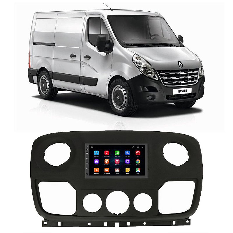 Kit Central Multimídia Android Renault Master 2013-2021 GPS TV ONLINE ...