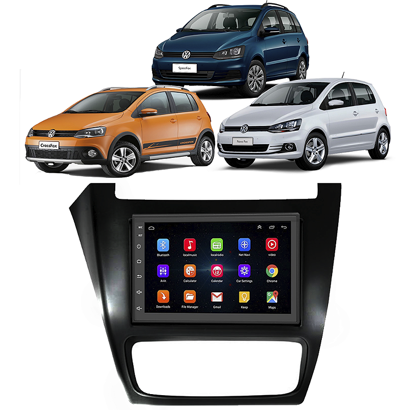 Kit Multimídia Android Fox, CrossFox e SpaceFox (2014-2022) GPS e WiFi ...