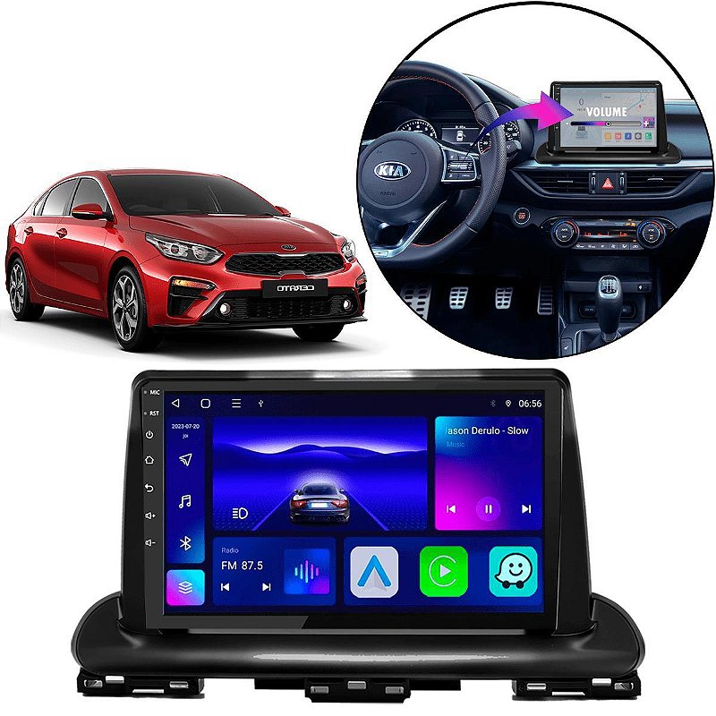 KIT MULTIMIDIA OCTA-CORE 9" CERATO 20/22 BLACK CARPLAY - Ecarshop