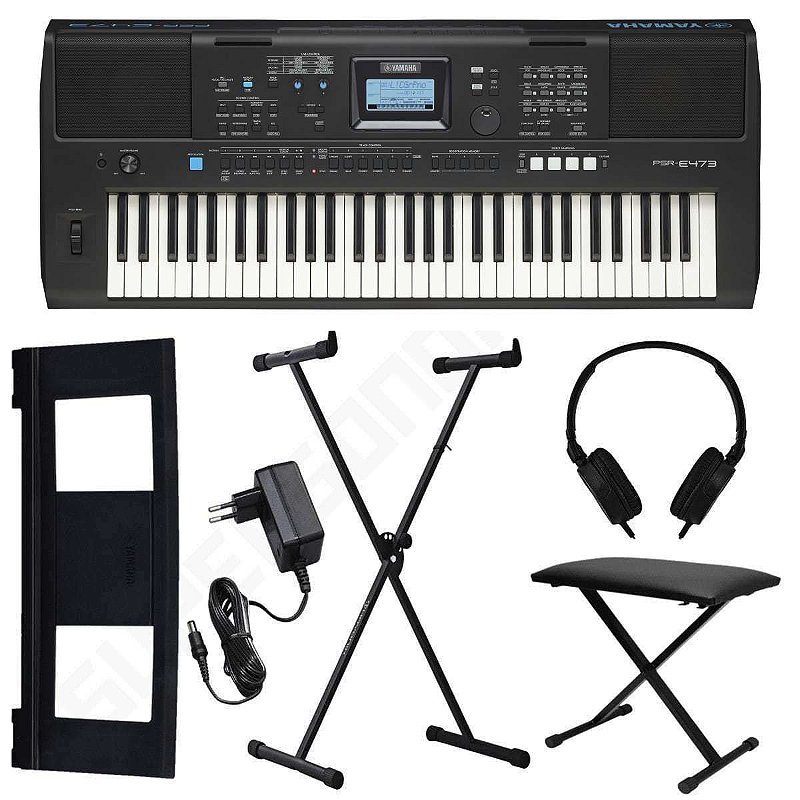 Teclado Yamaha PSR-E473 - Super Sonora - Super Sonora Loja Instrumentos ...