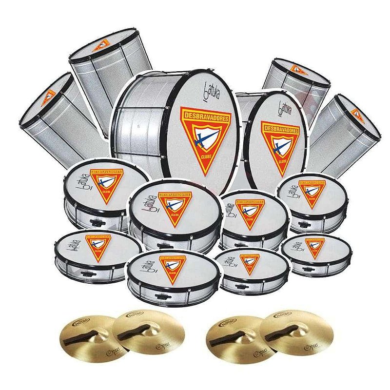 Kit Fanfarra Banda Desbravadores 16 Instrumentos - Super Sonora - Super ...