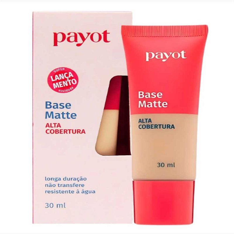 BASE MATTE ALTA COBERTURA COR 2 30ML PAYOT - Belezar