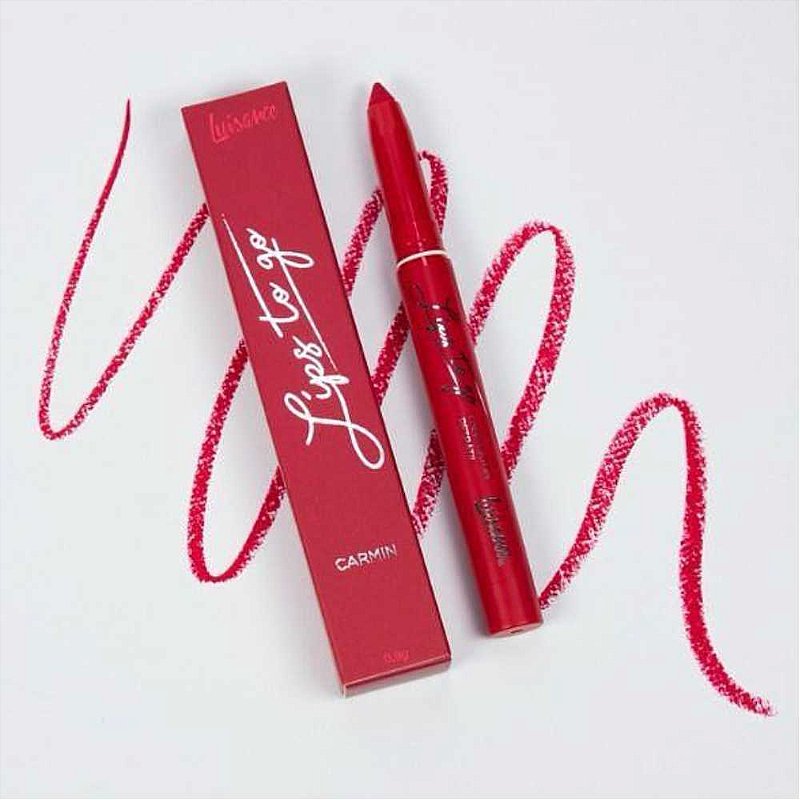 LÁPIS BATOM LIPS TO GO CARMIN L17008-C LUISANCE - Belezar
