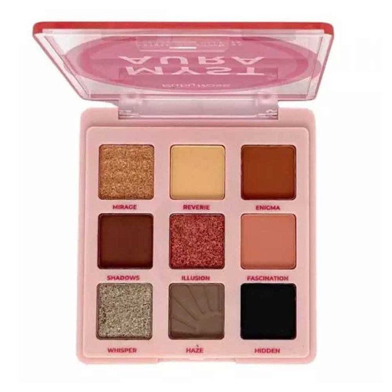 PALETA DE SOMBRAS MYST AURA HB-E2203 RUBY ROSE - Belezar