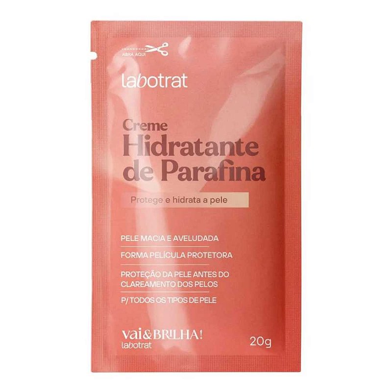 SACHÊ CREME HIDRATANTE DE PARAFINA 20G LABOTRAT - Belezar