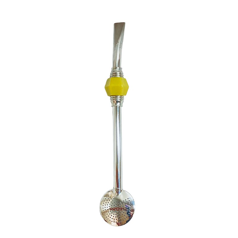 Bomba Mate Aço Inox 22cm - B47 - Carina Joias